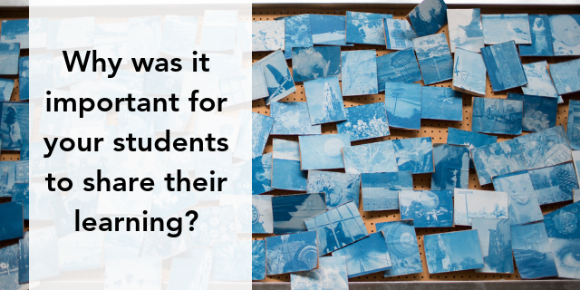 Empowering Students Through Sharing By Janice Walton - Share Your Learning